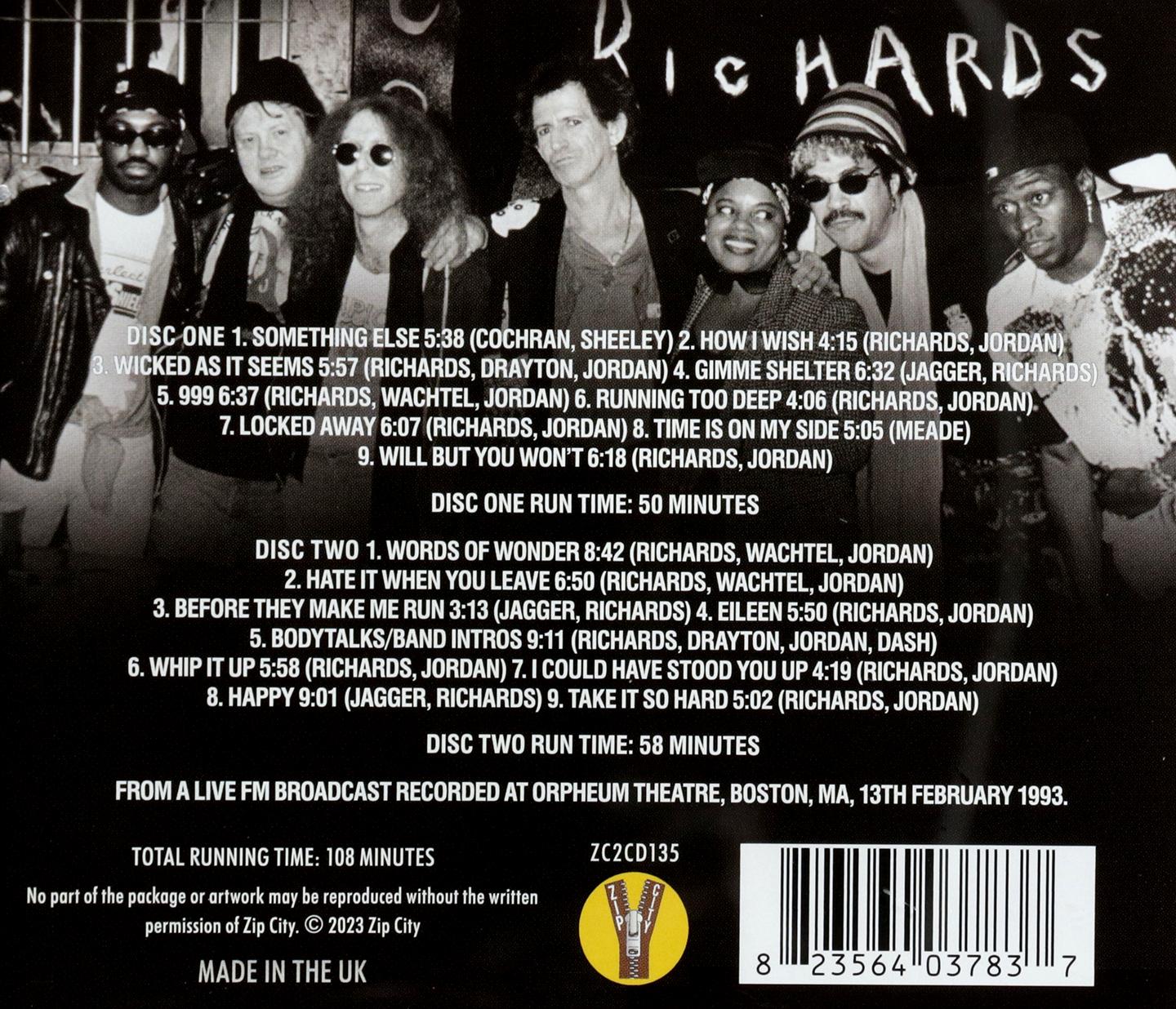 KEITH RICHARDS & THE X-PENSIVE WINOS: Busking in Boston - HamiltonBook.com