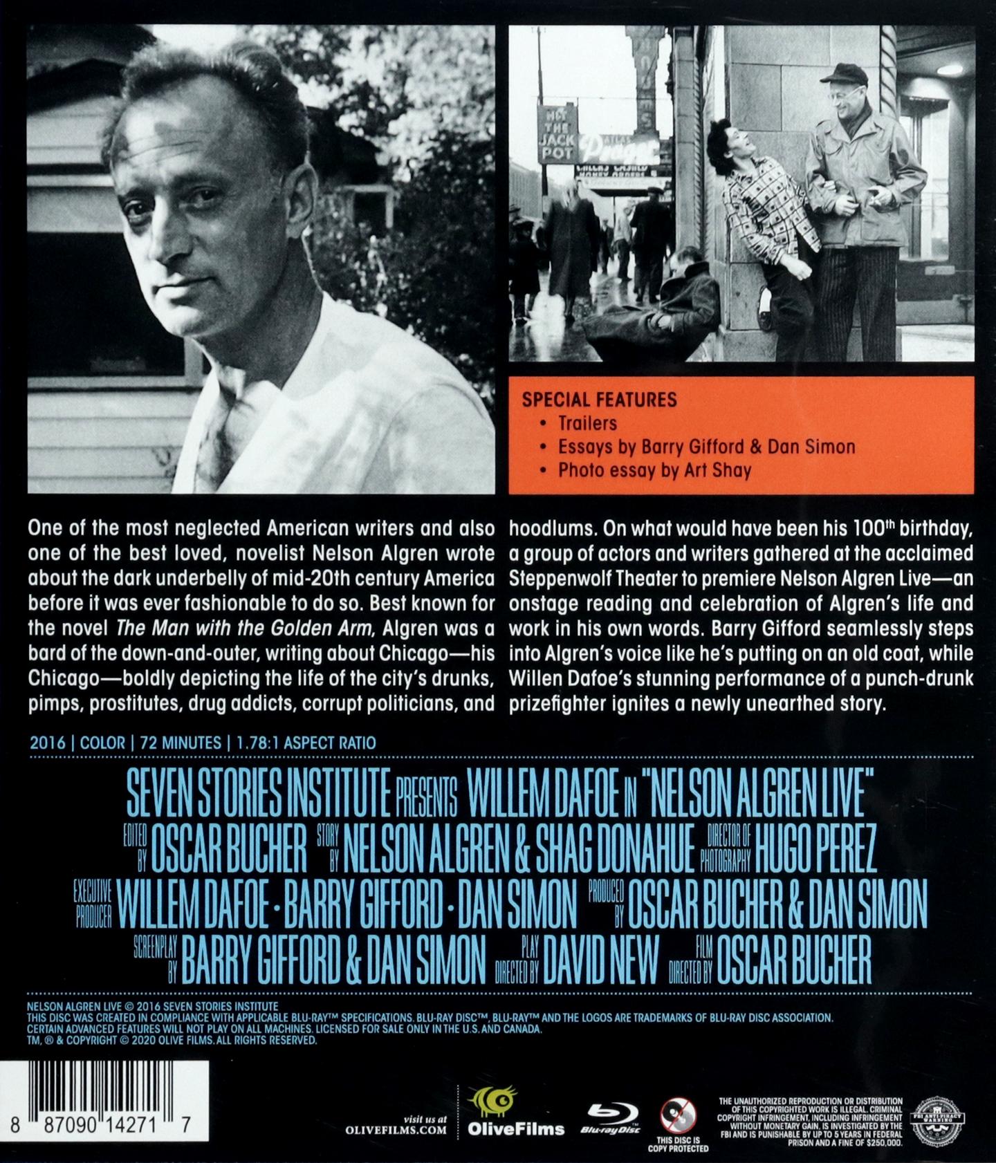 NELSON ALGREN LIVE - HamiltonBook.com