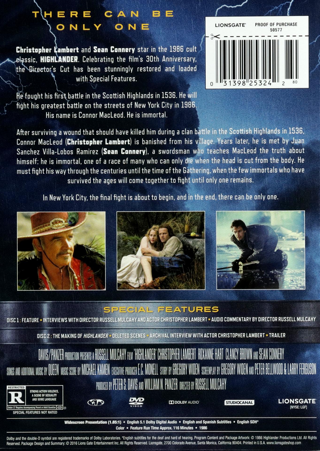 HIGHLANDER: 30th Anniversary Edition - HamiltonBook.com