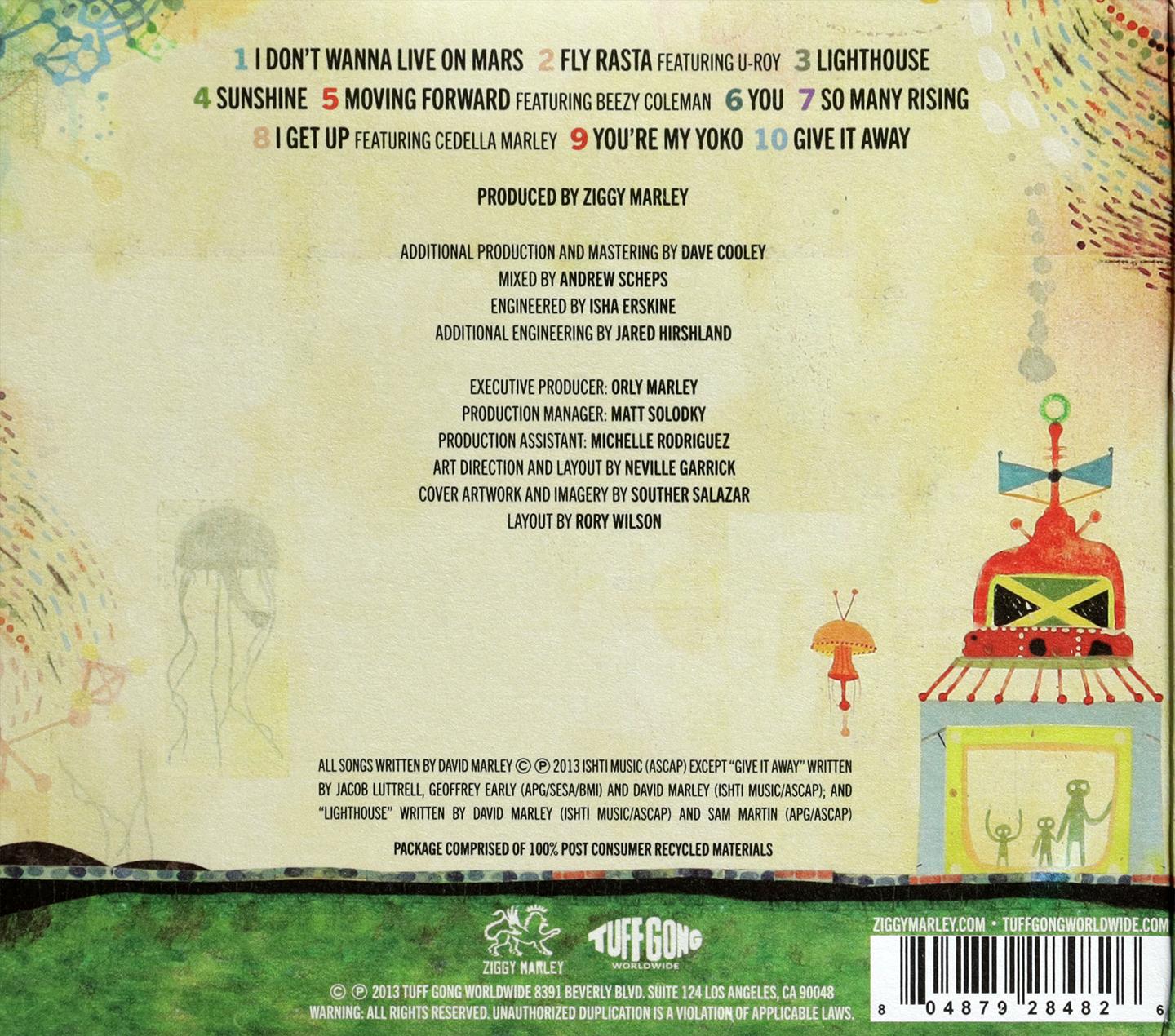 ZIGGY MARLEY: Fly Rasta - HamiltonBook.com