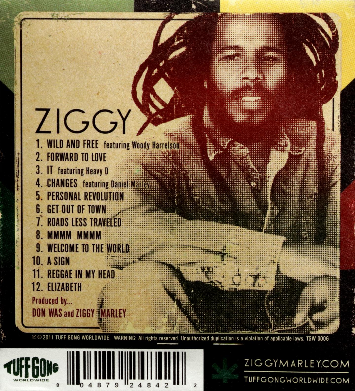 ZIGGY MARLEY: Wild and Free - HamiltonBook.com