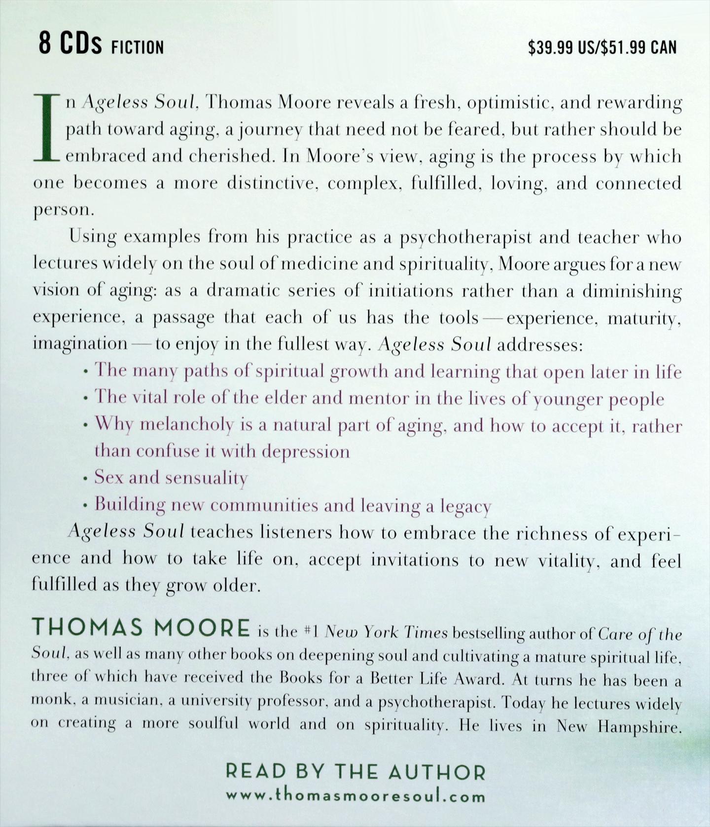 AGELESS SOUL: The Lifelong Journey Toward Meaning and Joy ...