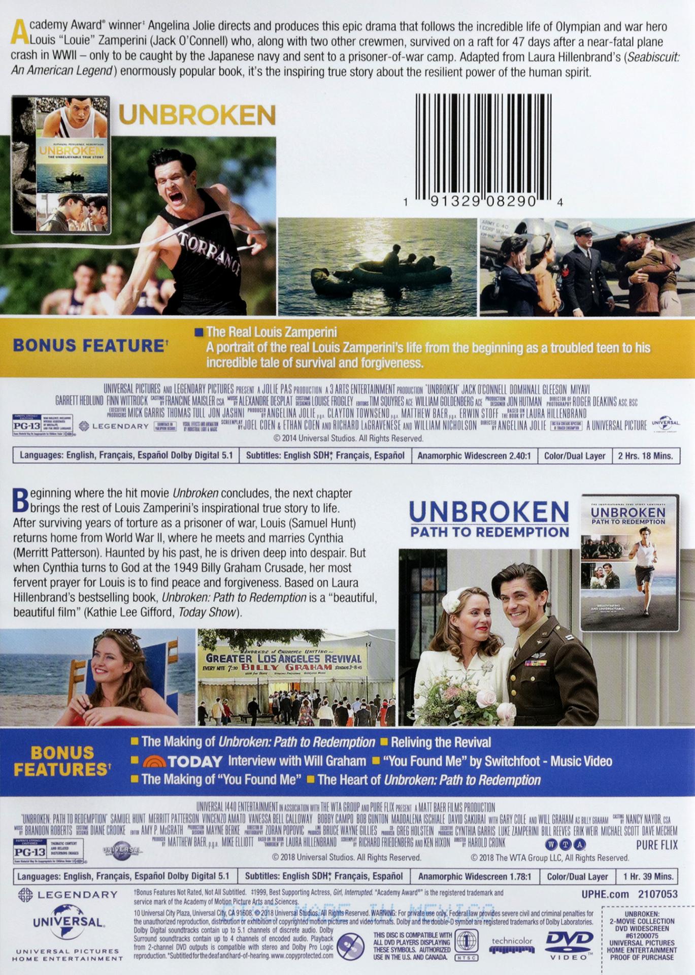 UNBROKEN: 2 Movie Collection - HamiltonBook.com