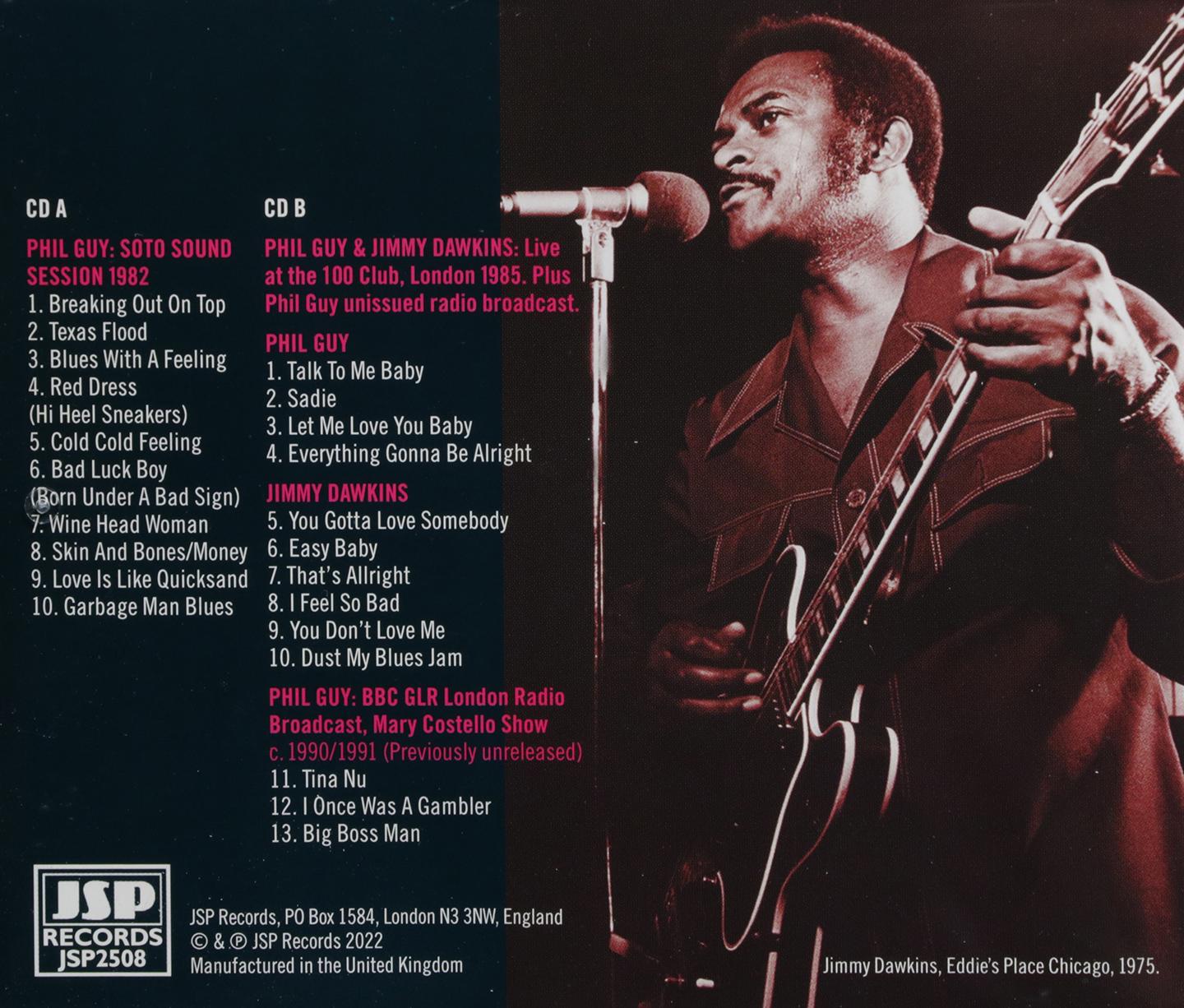 PHIL GUY CHICAGO STUDIO SESSION: Jimmy Dawkins - HamiltonBook.com