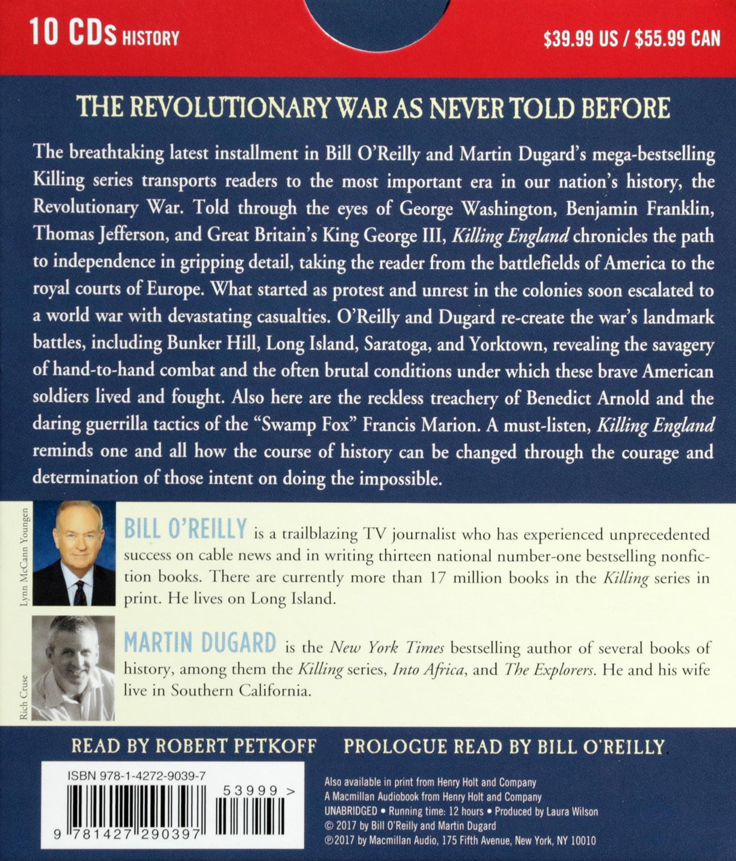 KILLING ENGLAND - HamiltonBook.com