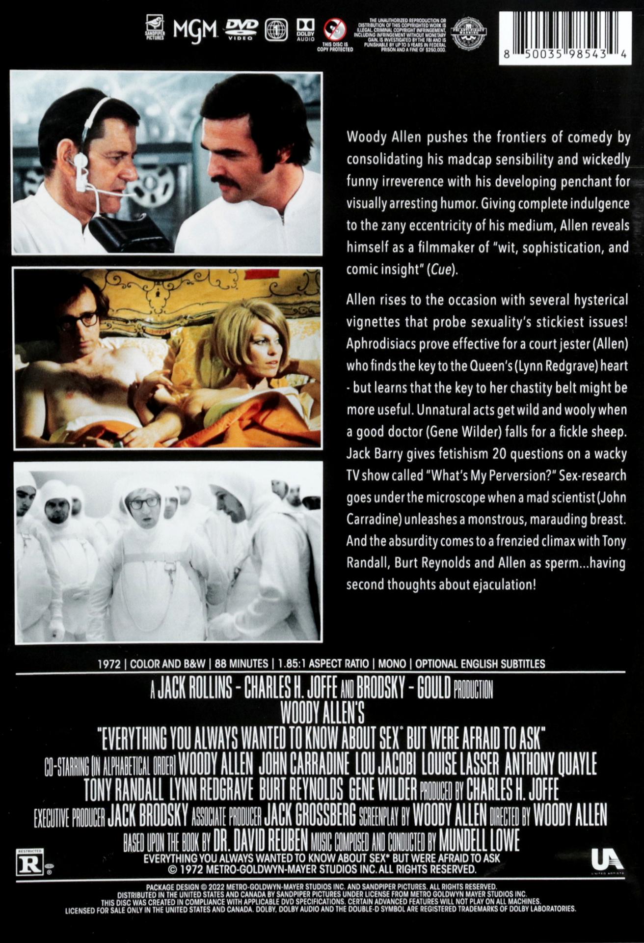 EVERYTHING YOU ALWAYS WANTED TO KNOW ABOUT SEX BUT WERE AFRAID TO ASK ...