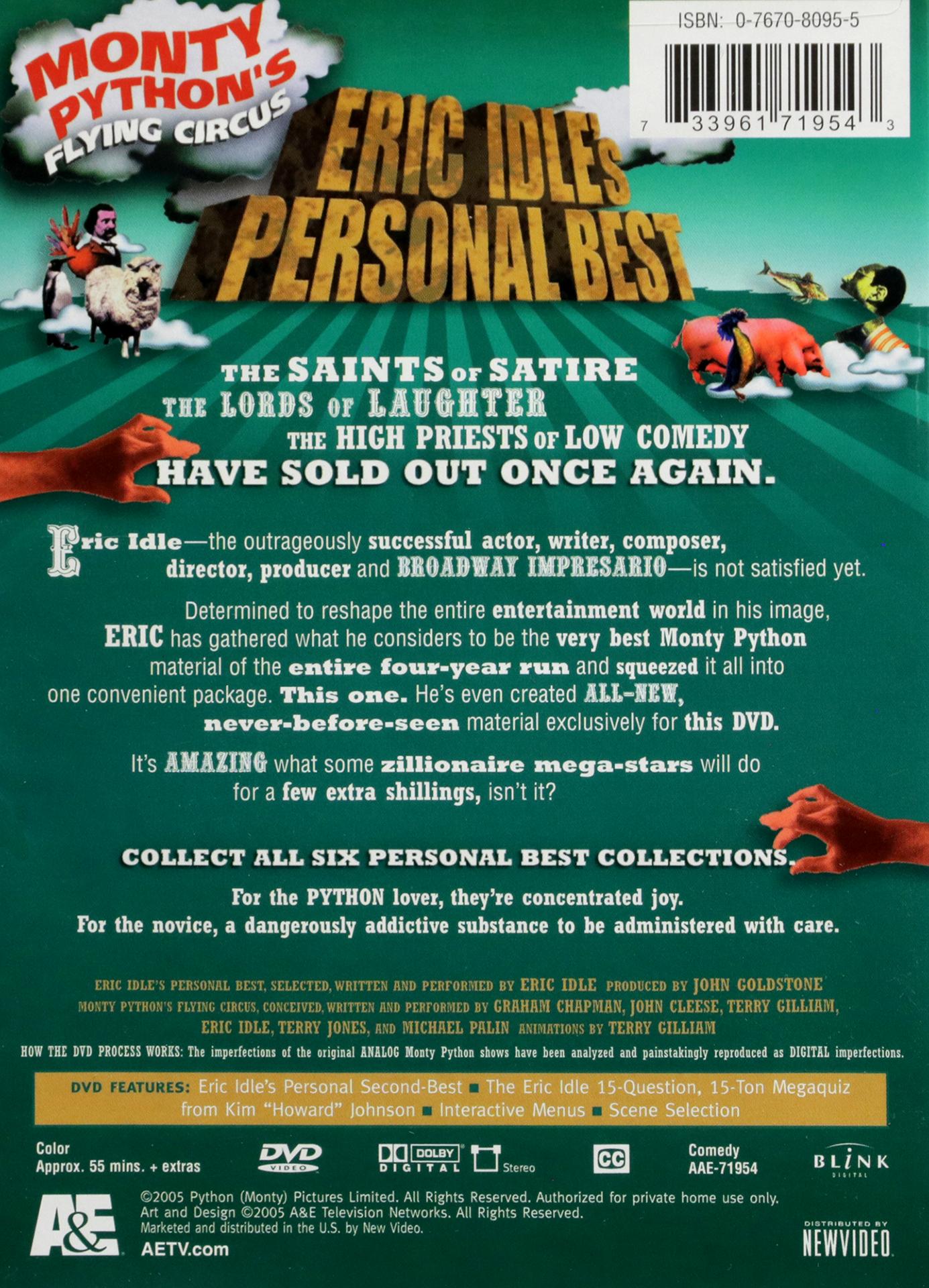 ERIC IDLE'S PERSONAL BEST: Monty Python's Flying Circus - HamiltonBook.com