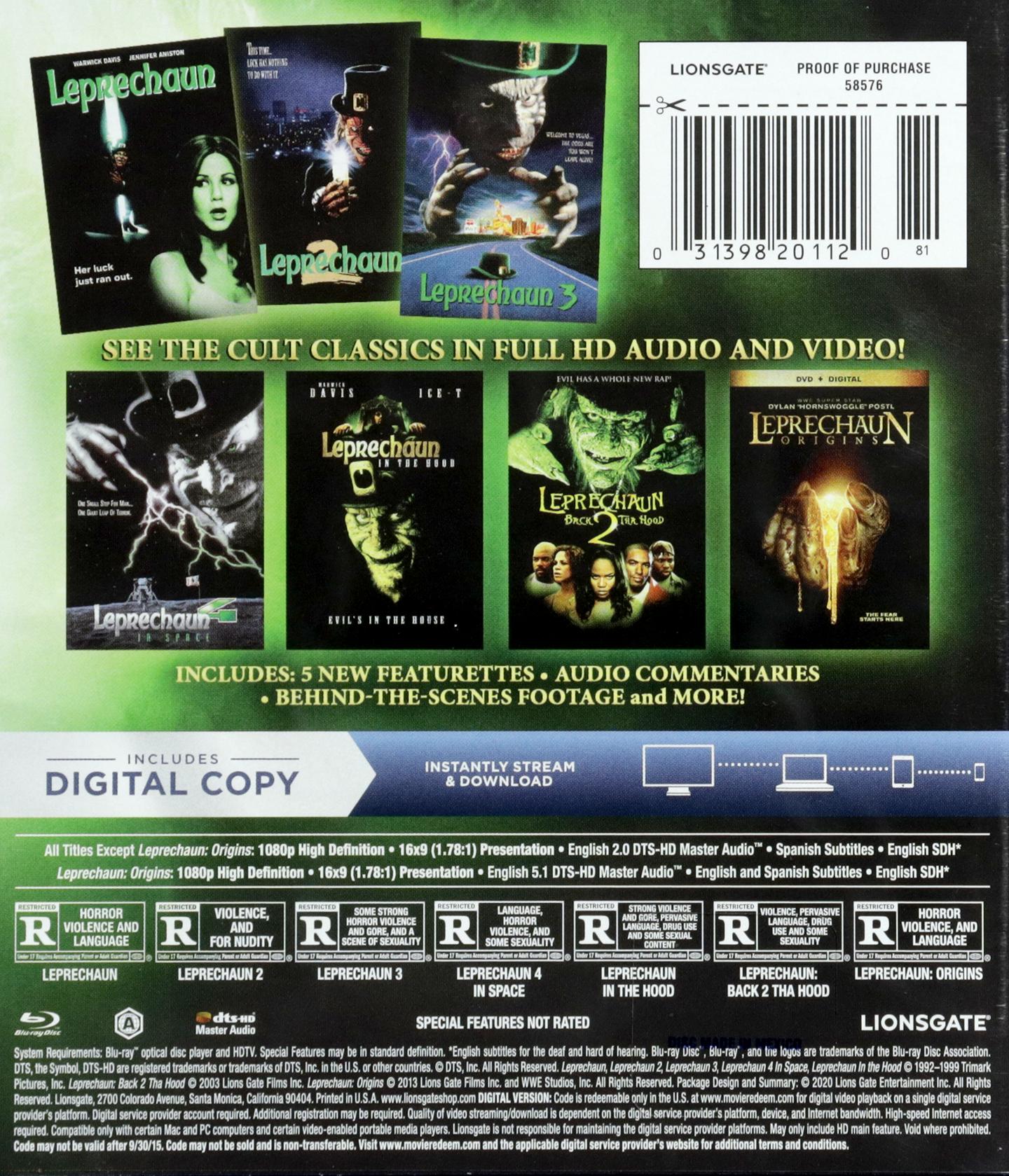 LEPRECHAUN: 7-Film Collection - HamiltonBook.com