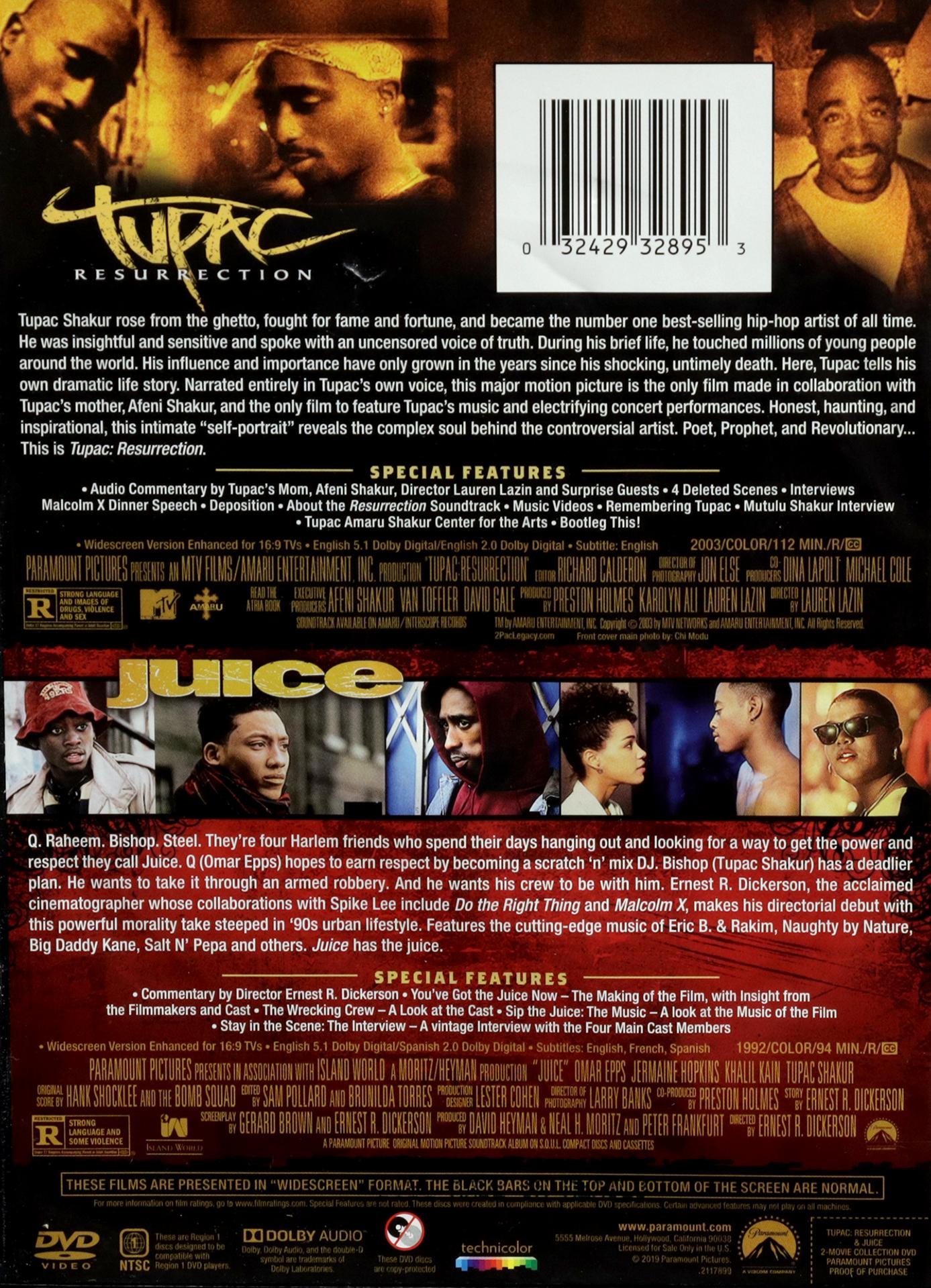 TUPAC: Resurrection / JUICE - HamiltonBook.com