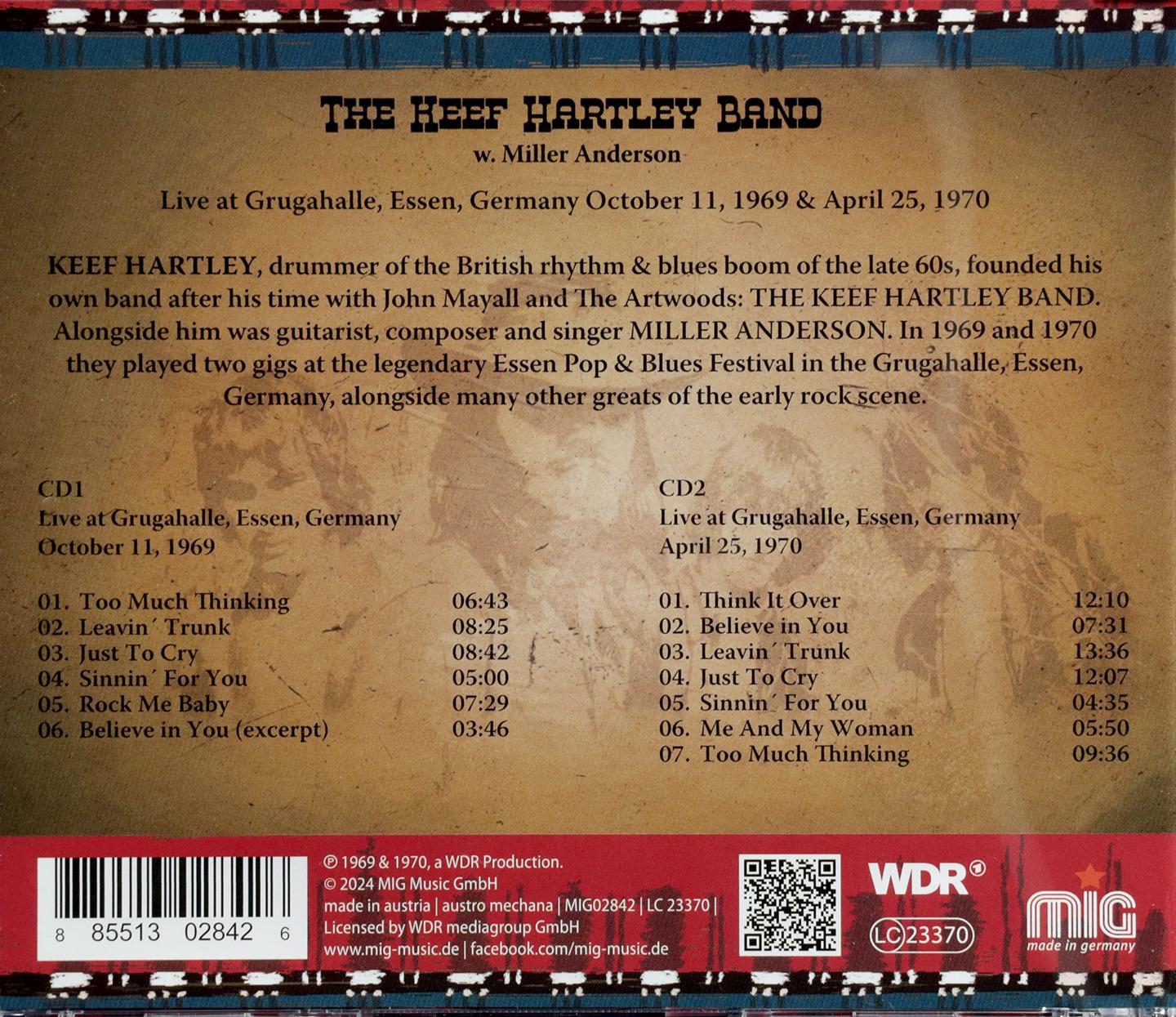 THE KEEF HARTLEY BAND W / MILLER ANDERSON: Live at Essen Pop and Blues ...