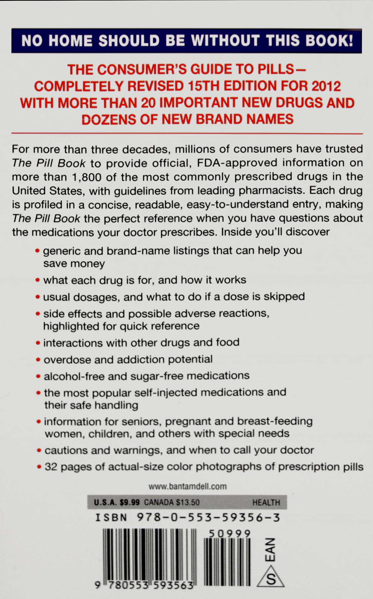 THE PILL BOOK, REVISED 15TH EDITION - HamiltonBook.com