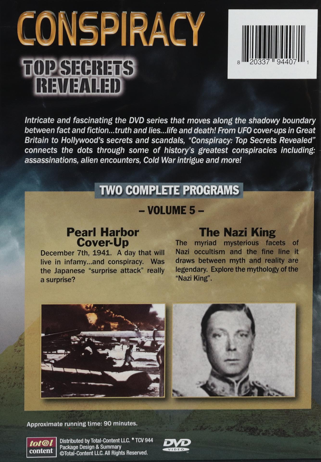 CONSPIRACY: Pearl Harbor Cover-Up / The Nazi King - HamiltonBook.com