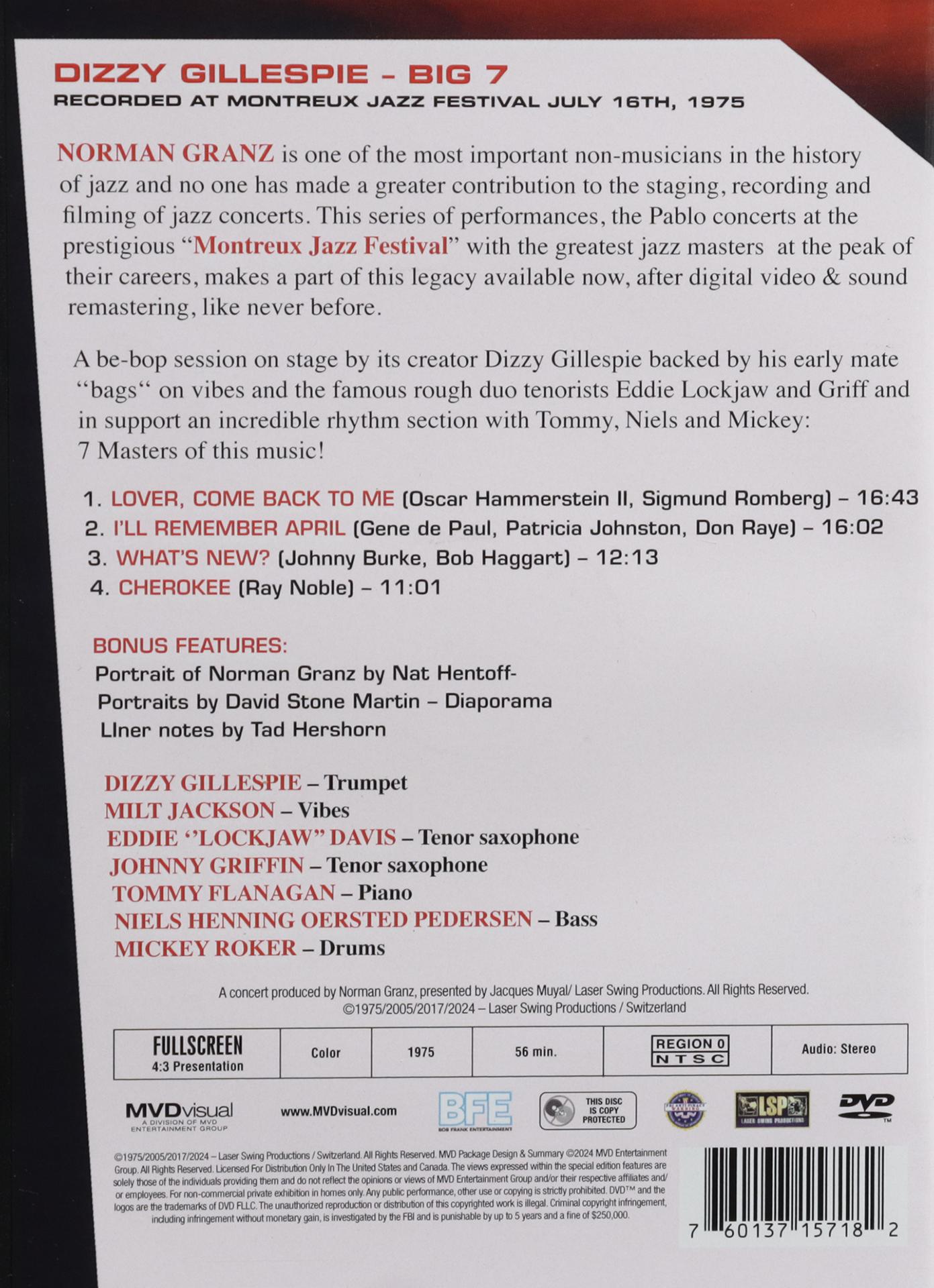 DIZZY GILLESPIE BIG 7, '75 - HamiltonBook.com