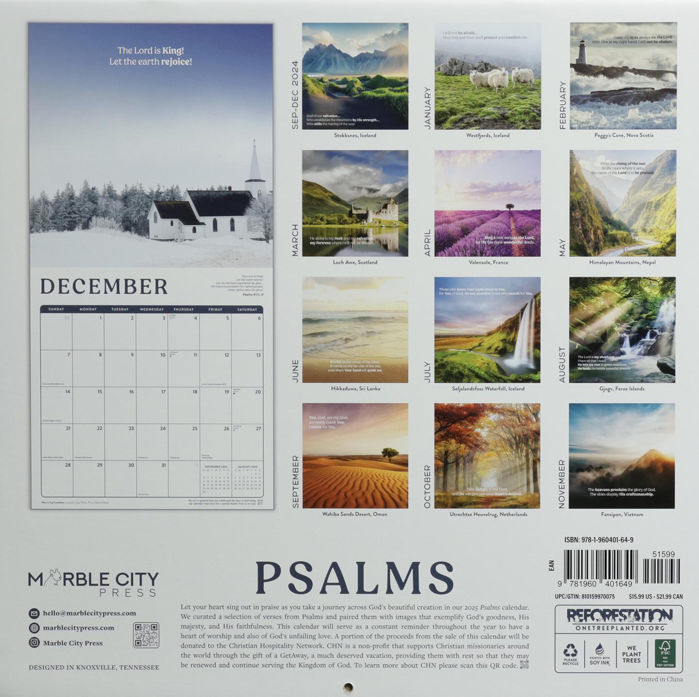 2025 PSALMS CALENDAR - HamiltonBook.com