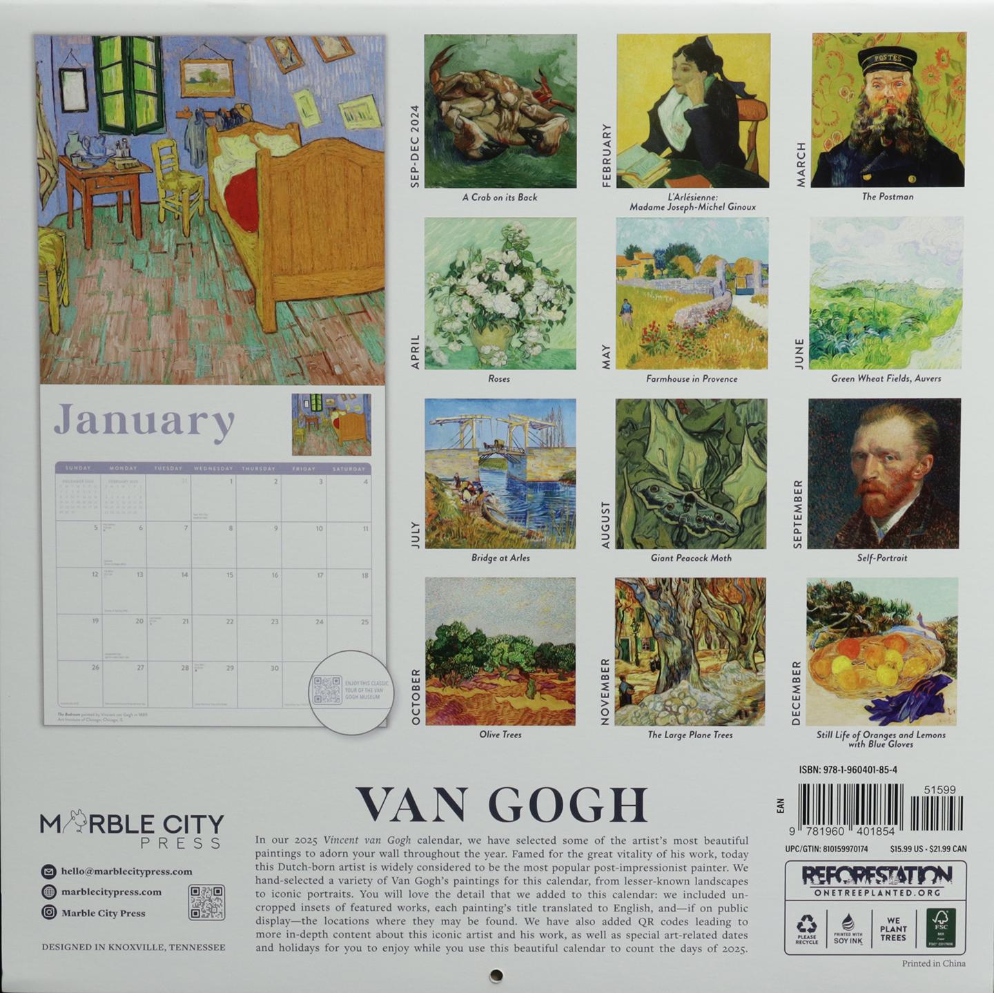 2025 VAN GOGH CALENDAR - HamiltonBook.com