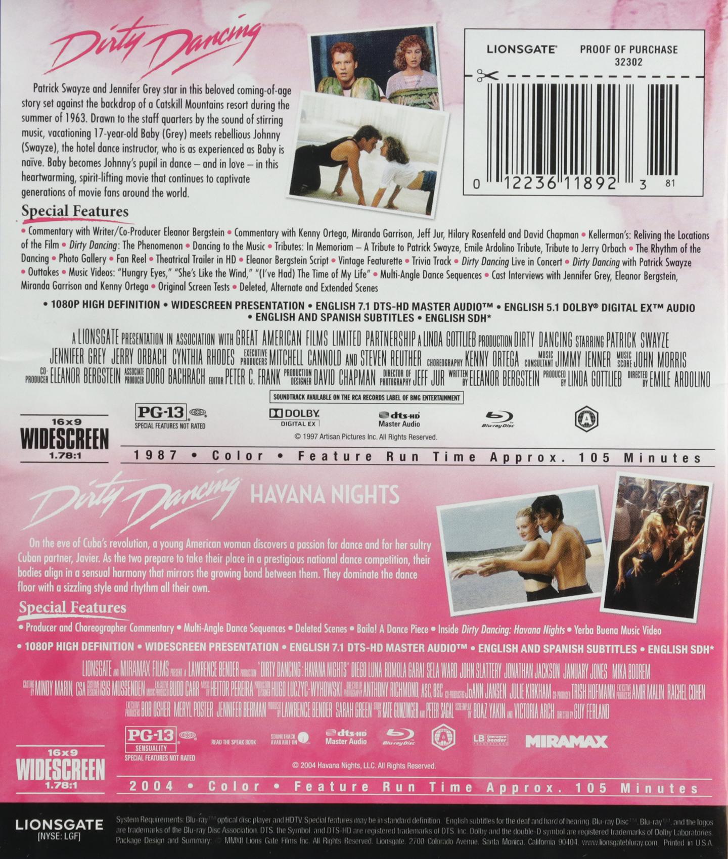 DIRTY DANCING: 2-Film Collection - HamiltonBook.com