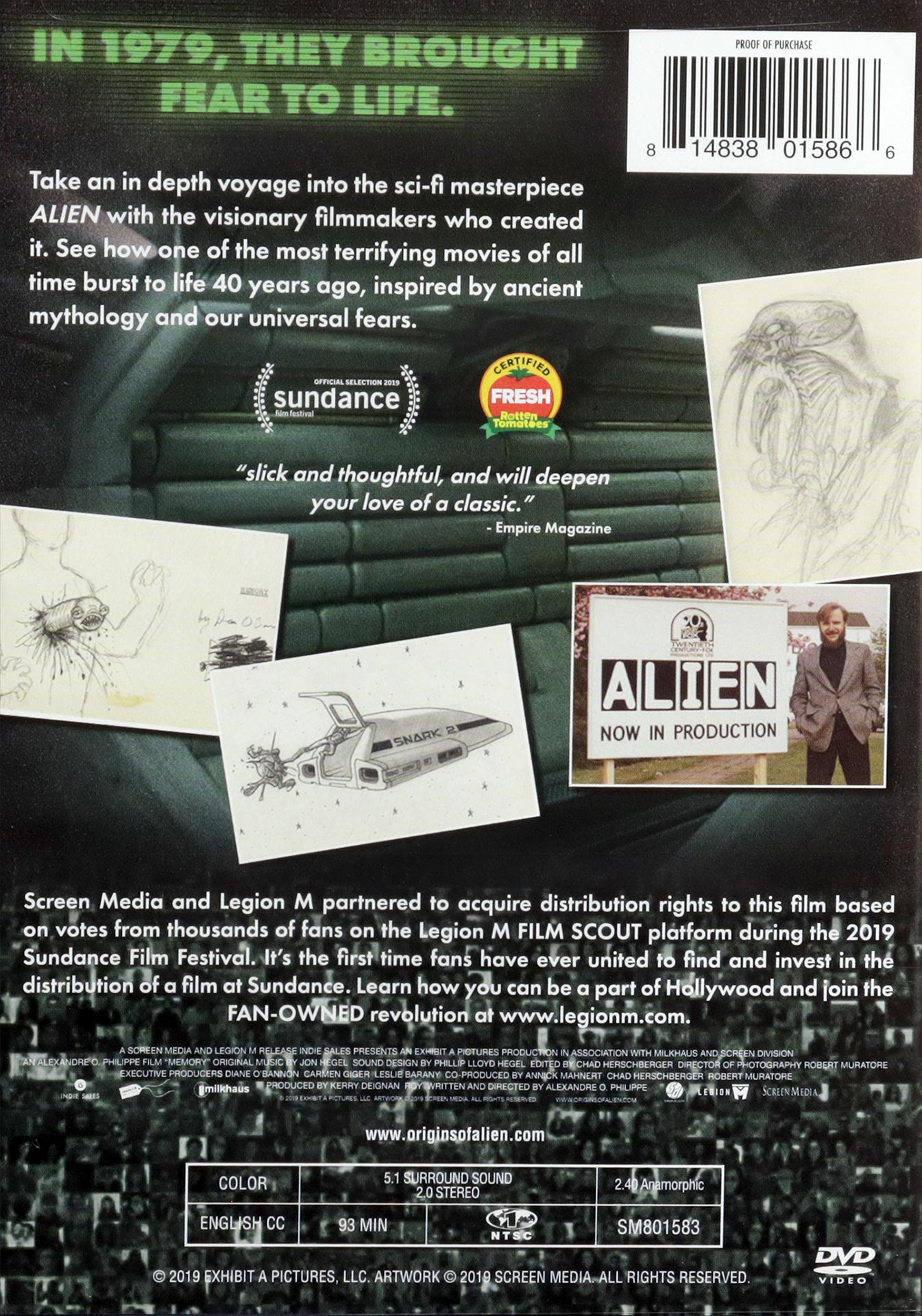 MEMORY: The Origins of Alien - HamiltonBook.com