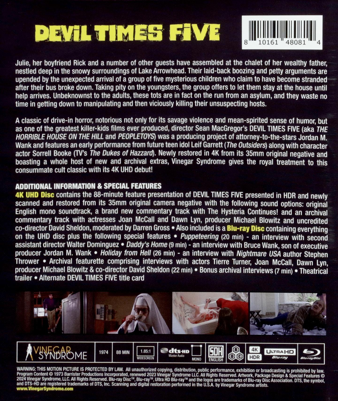 DEVIL TIMES FIVE - HamiltonBook.com