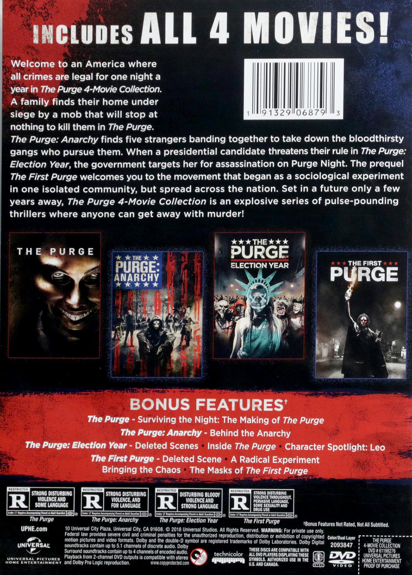 THE PURGE: 4-Movie Collection - HamiltonBook.com
