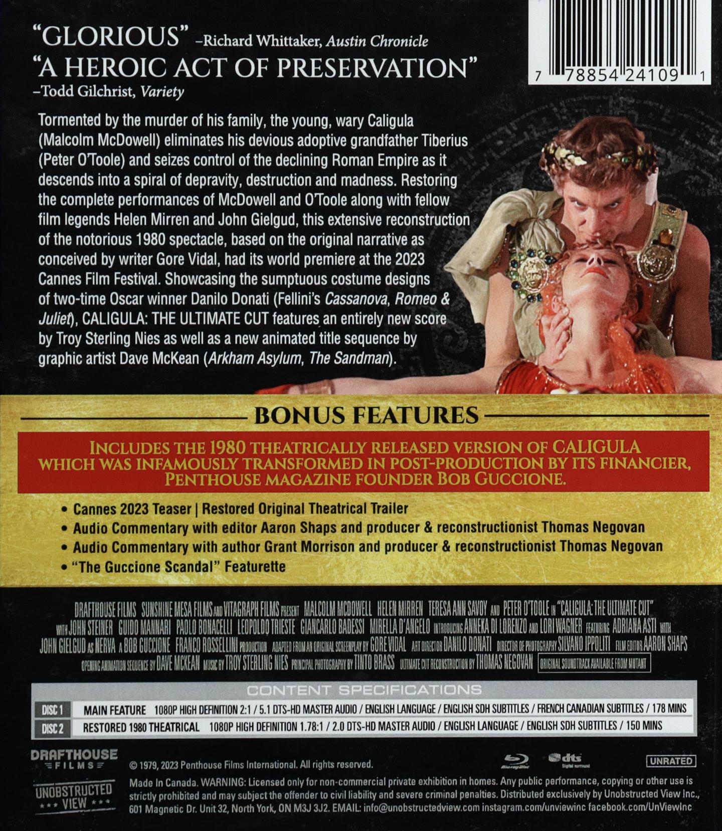 CALIGULA: The Ultimate Cut - HamiltonBook.com