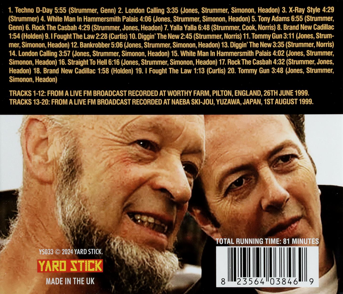 JOE STRUMMER: Glastonbury 1999 - HamiltonBook.com