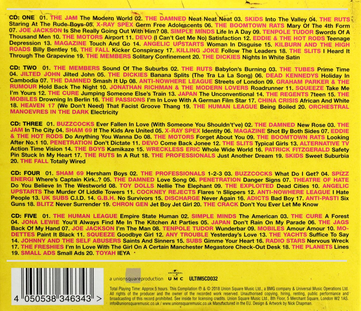 PUNK & NEW WAVE: The Ultimate Collection - HamiltonBook.com