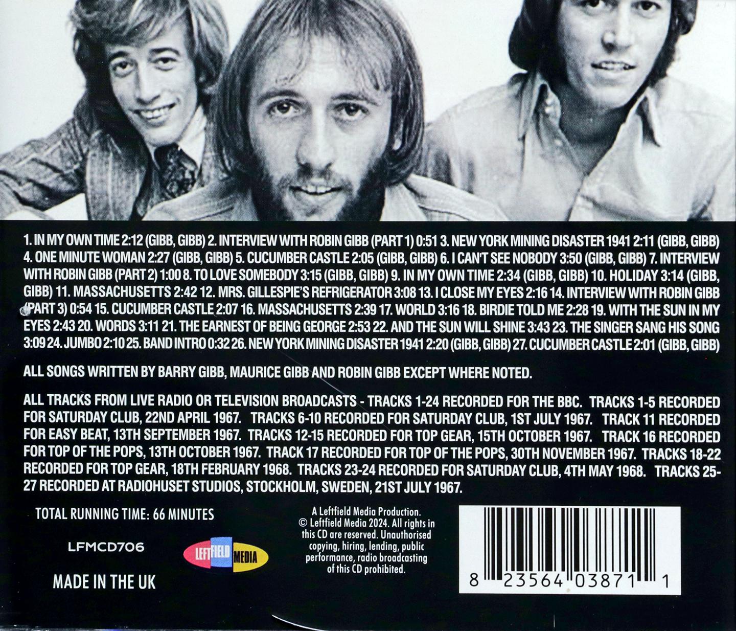 BEE GEES: The Forgotten Sessions 1967-1968 - HamiltonBook.com