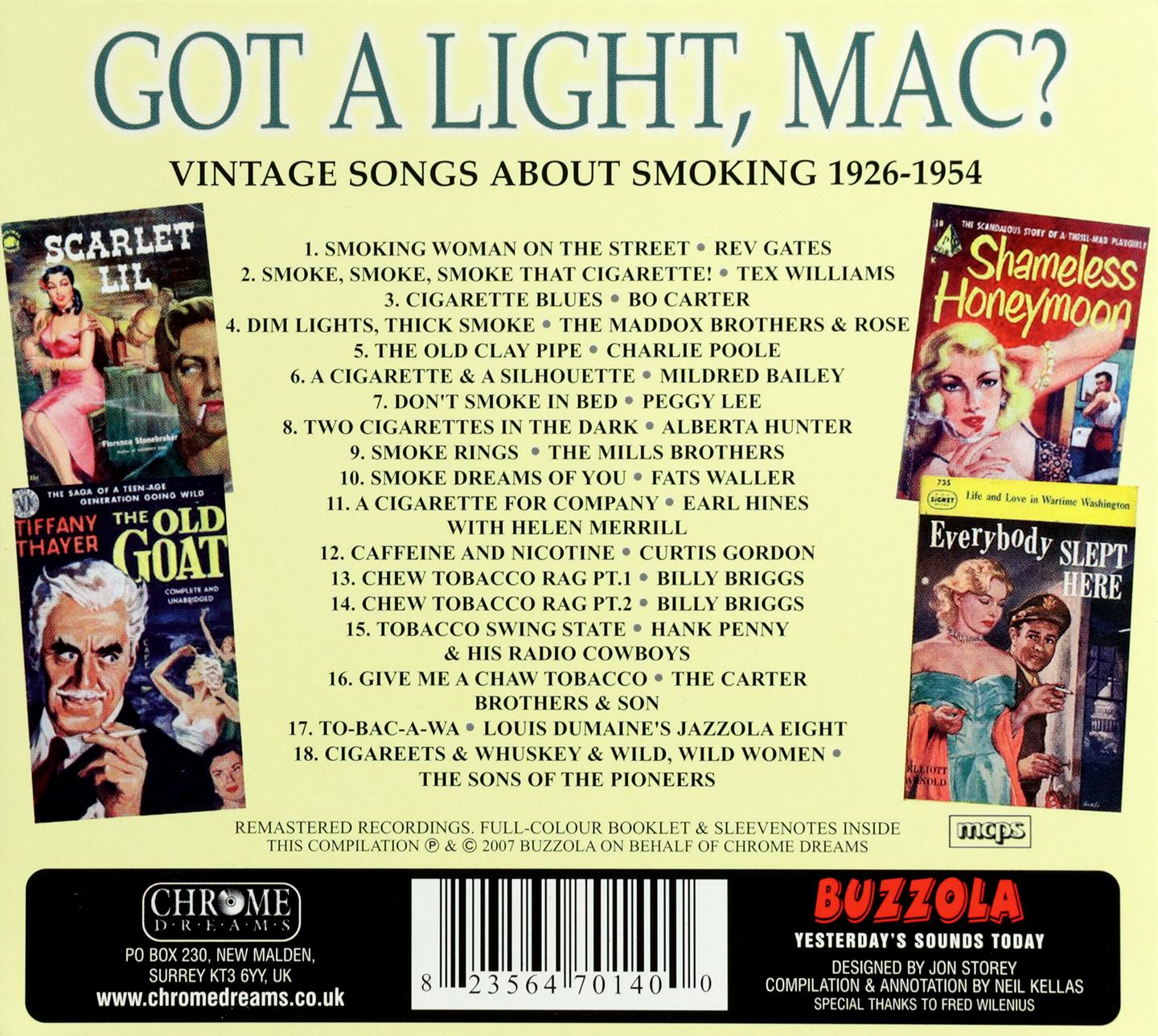 GOT A LIGHT, MAC? - HamiltonBook.com