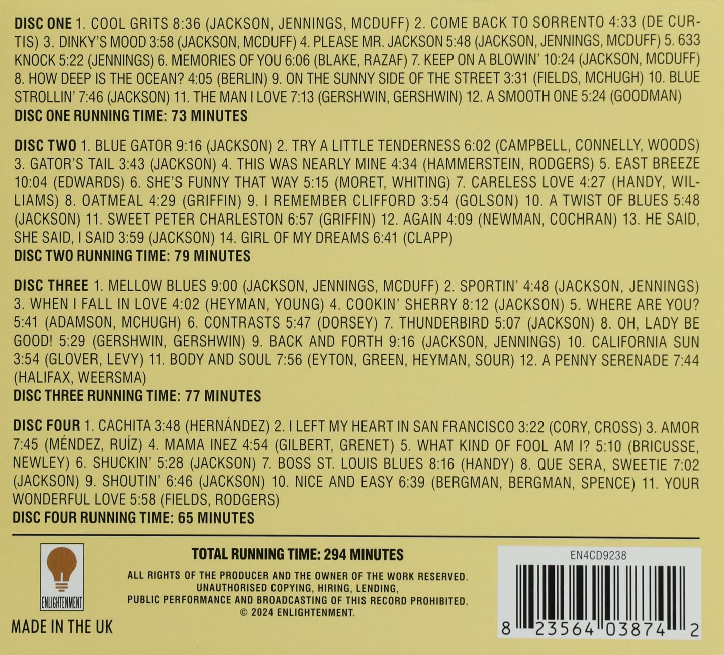 WILLIS JACKSON: The Prestige Collection - HamiltonBook.com