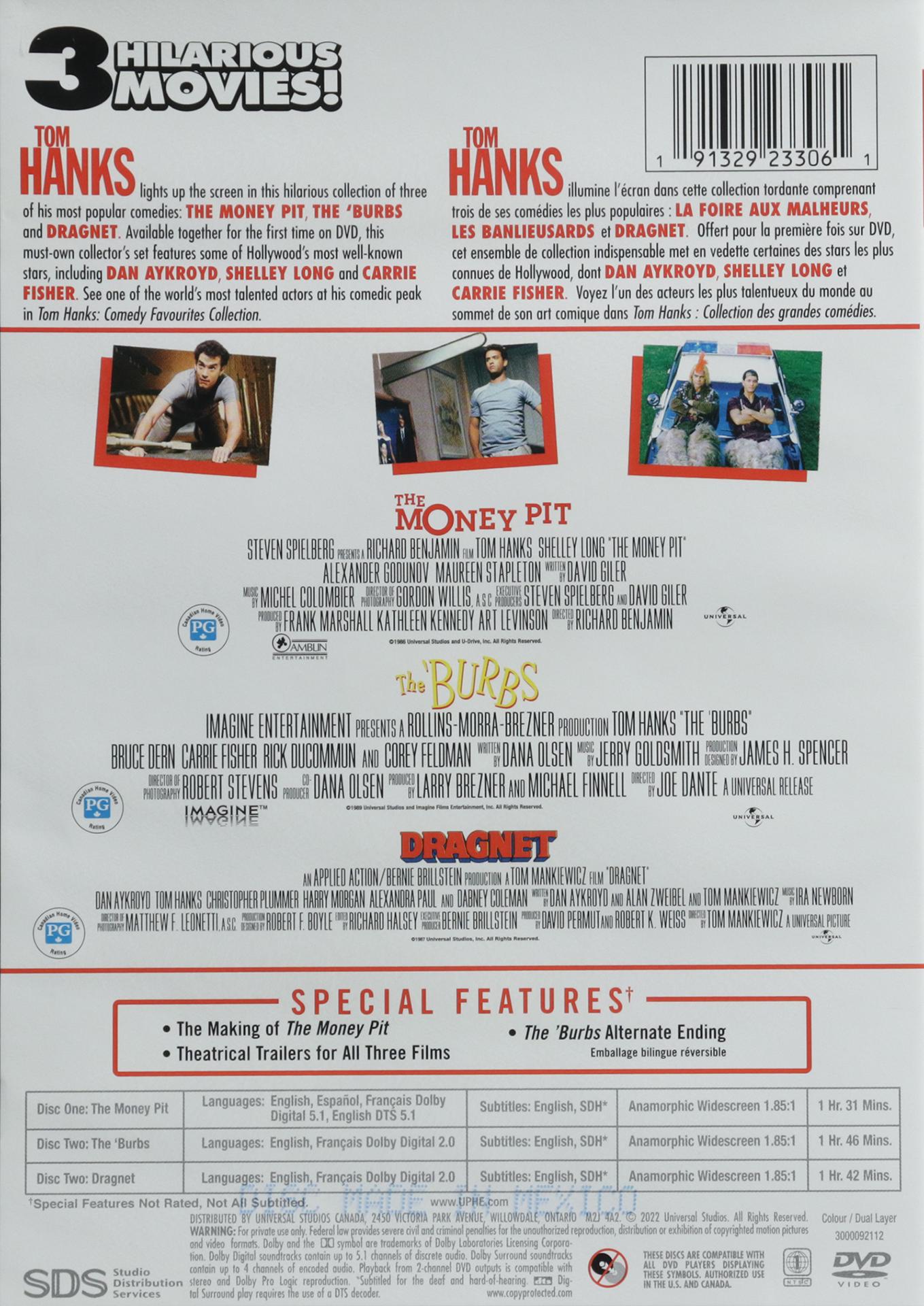 TOM HANKS COMEDY FAVOURITES COLLECTION - HamiltonBook.com