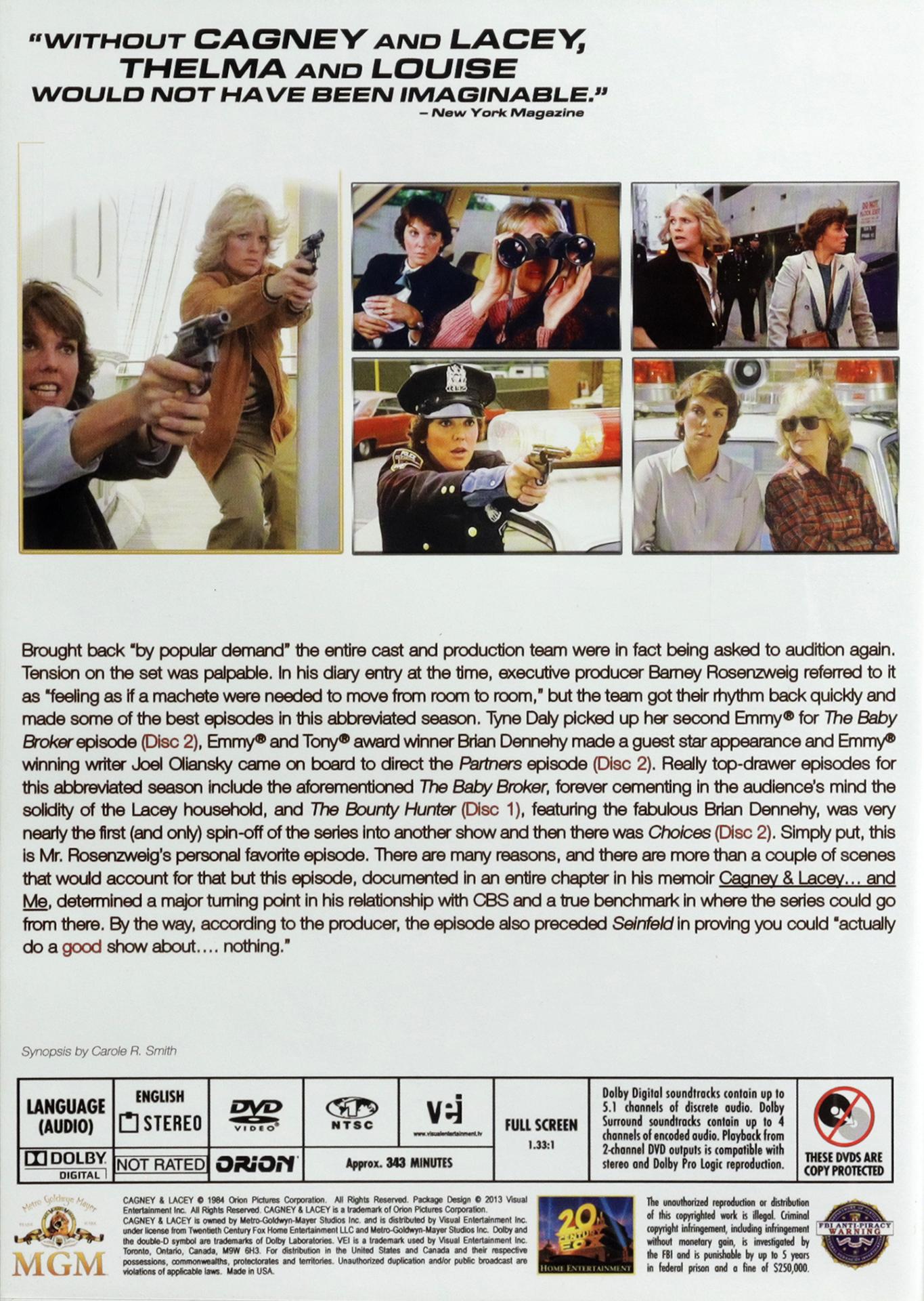 CAGNEY & LACEY: Complete Volume 2 - HamiltonBook.com