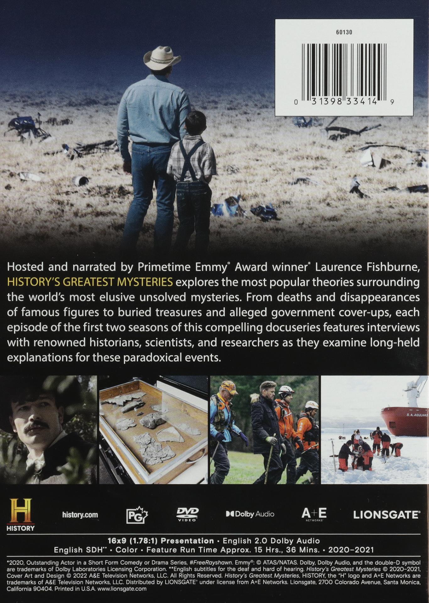 HISTORY'S GREATEST MYSTERIES: Seasons One & Two - HamiltonBook.com