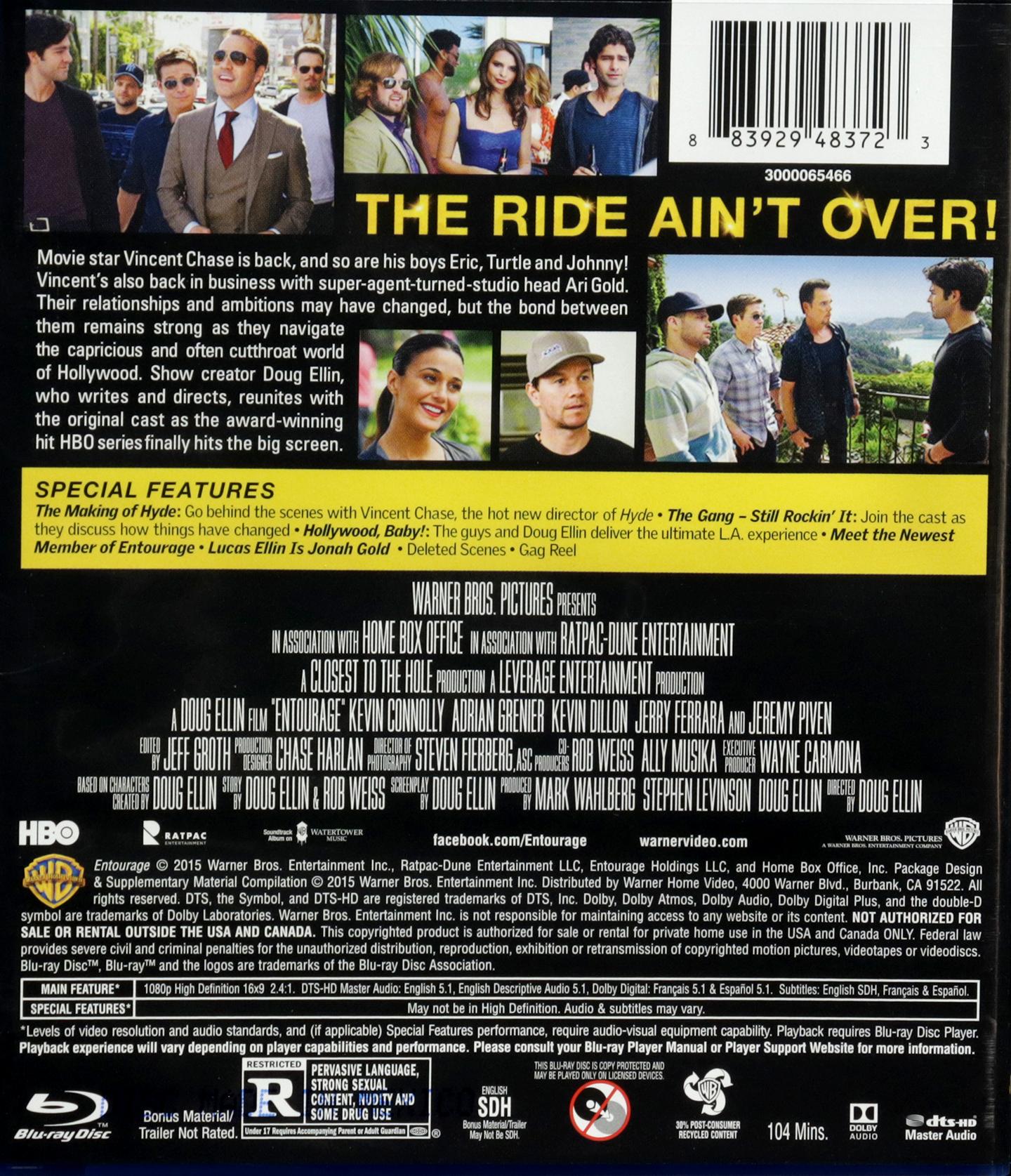 ENTOURAGE - HamiltonBook.com