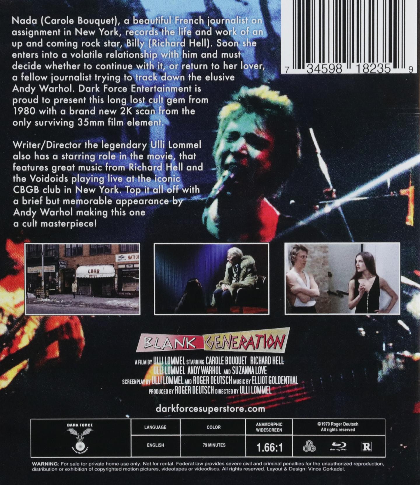 BLANK GENERATION - HamiltonBook.com