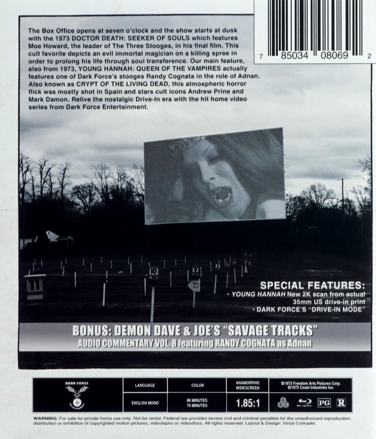 YOUNG HANNAH QUEEN OF THE VAMPIRES / DOCTOR DEATH - HamiltonBook.com