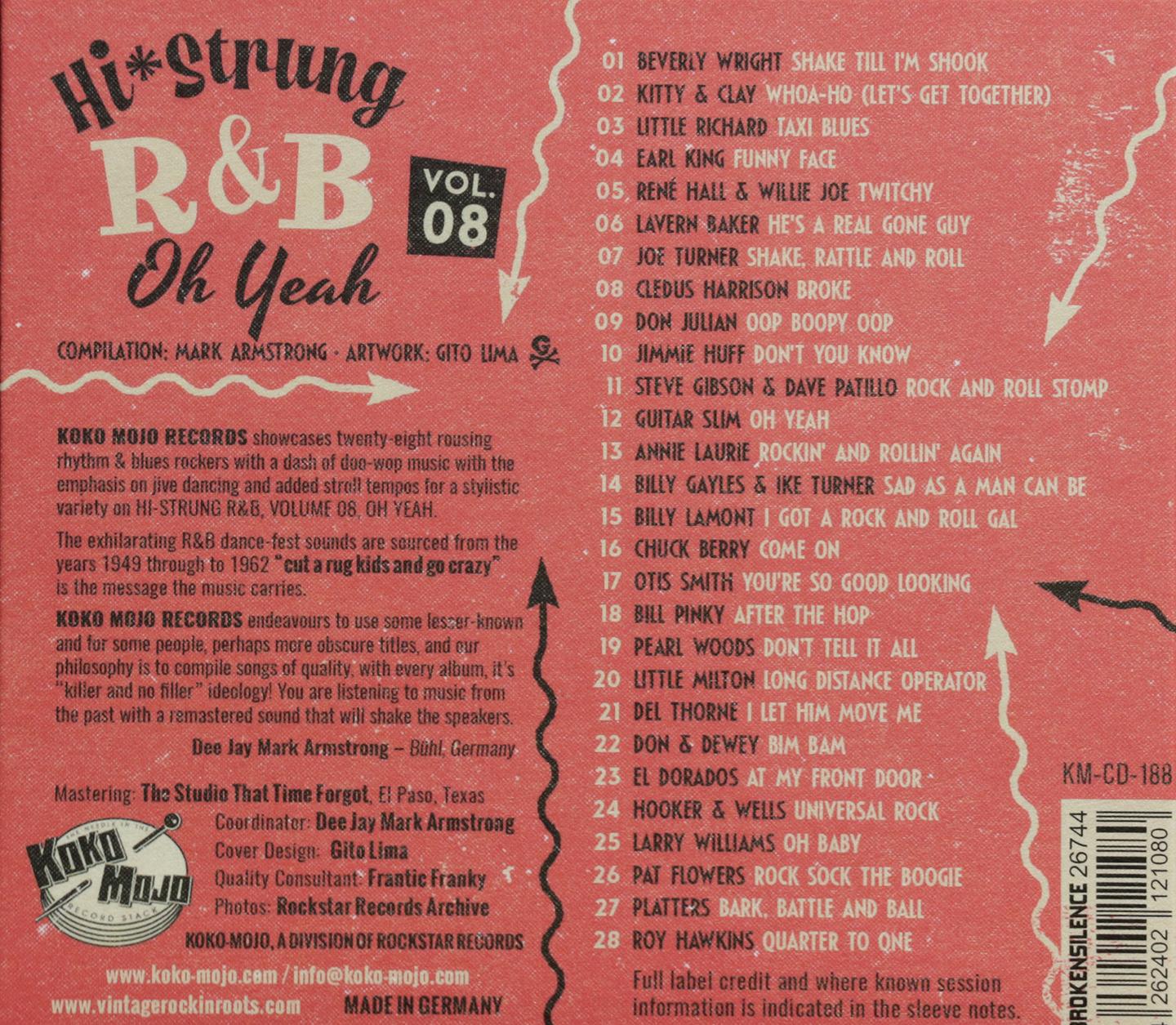 HI STRUNG R&B, VOLUME 8: Oh Yeah - HamiltonBook.com