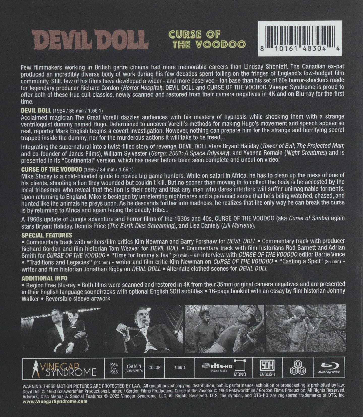 DEVIL DOLL / CURSE OF THE VOODOO - HamiltonBook.com