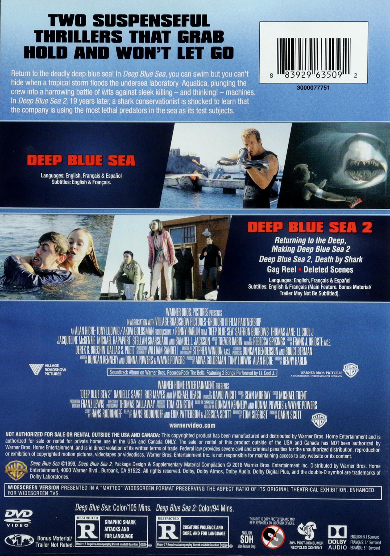 DEEP BLUE SEA / DEEP BLUE SEA 2 - HamiltonBook.com