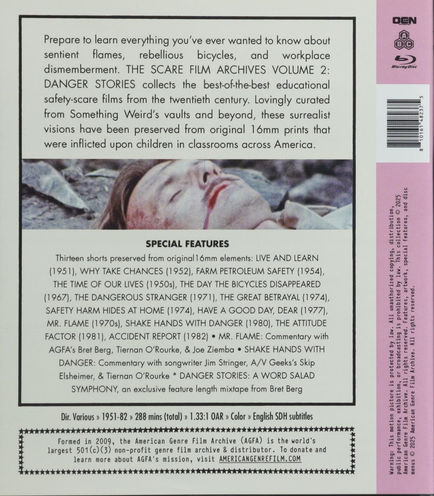 THE SCARE FILM ARCHIVES, VOLUME 2: Danger Stories - HamiltonBook.com