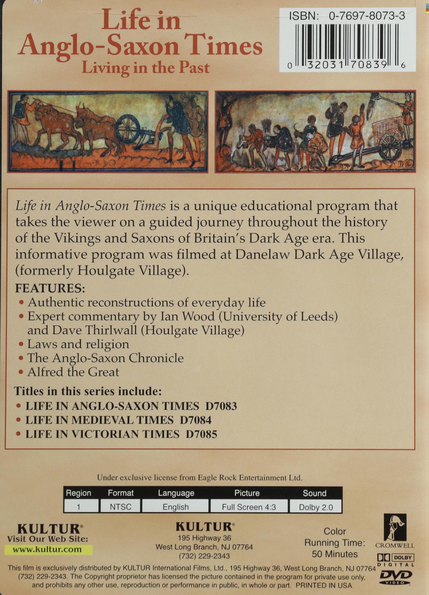 LIFE IN ANGLO-SAXON TIMES: Living in the Past - HamiltonBook.com