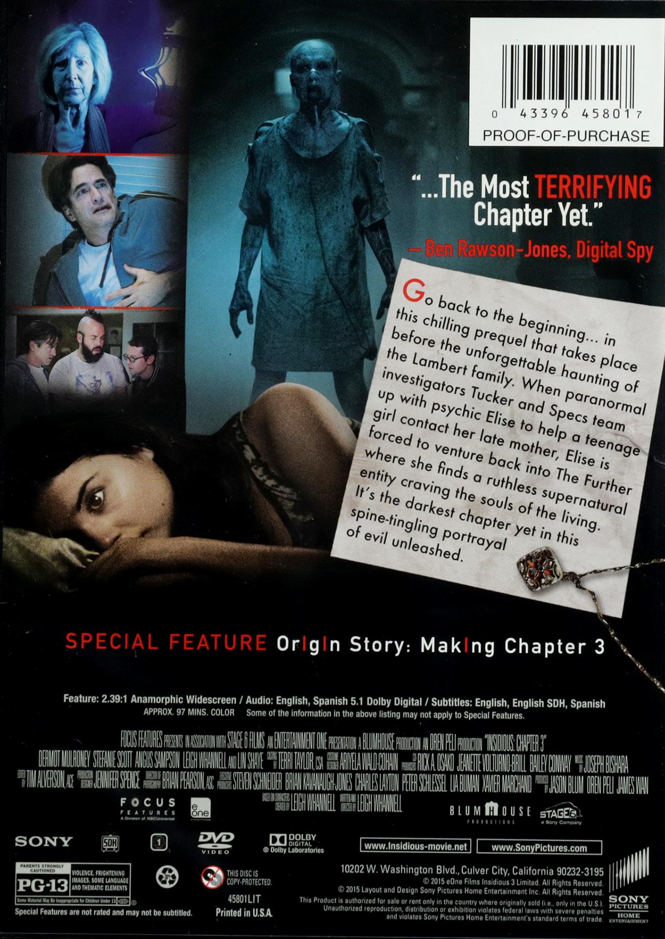 INSIDIOUS: Chapter 3 - HamiltonBook.com