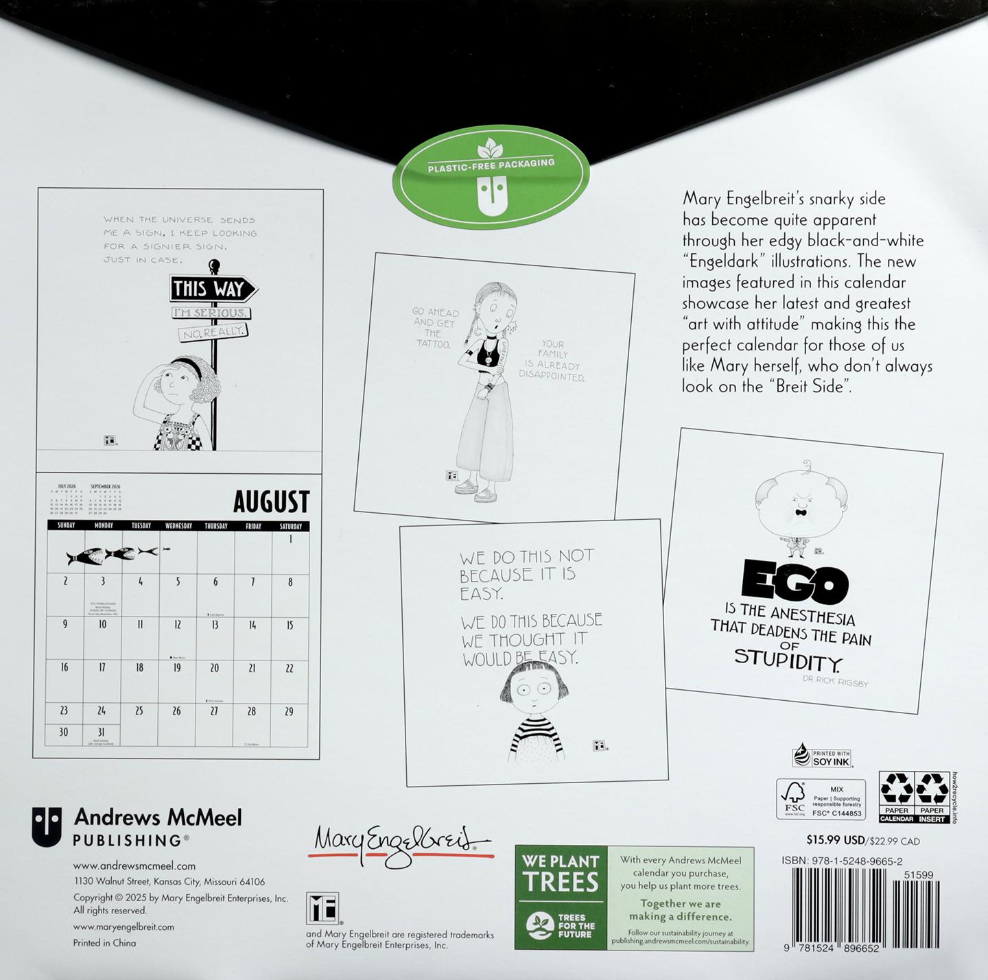 2026 MARY ENGELDARK CALENDAR - HamiltonBook.com