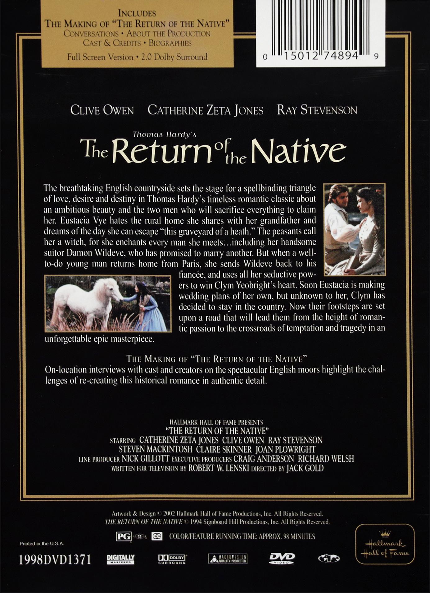 THE RETURN OF THE NATIVE - HamiltonBook.com