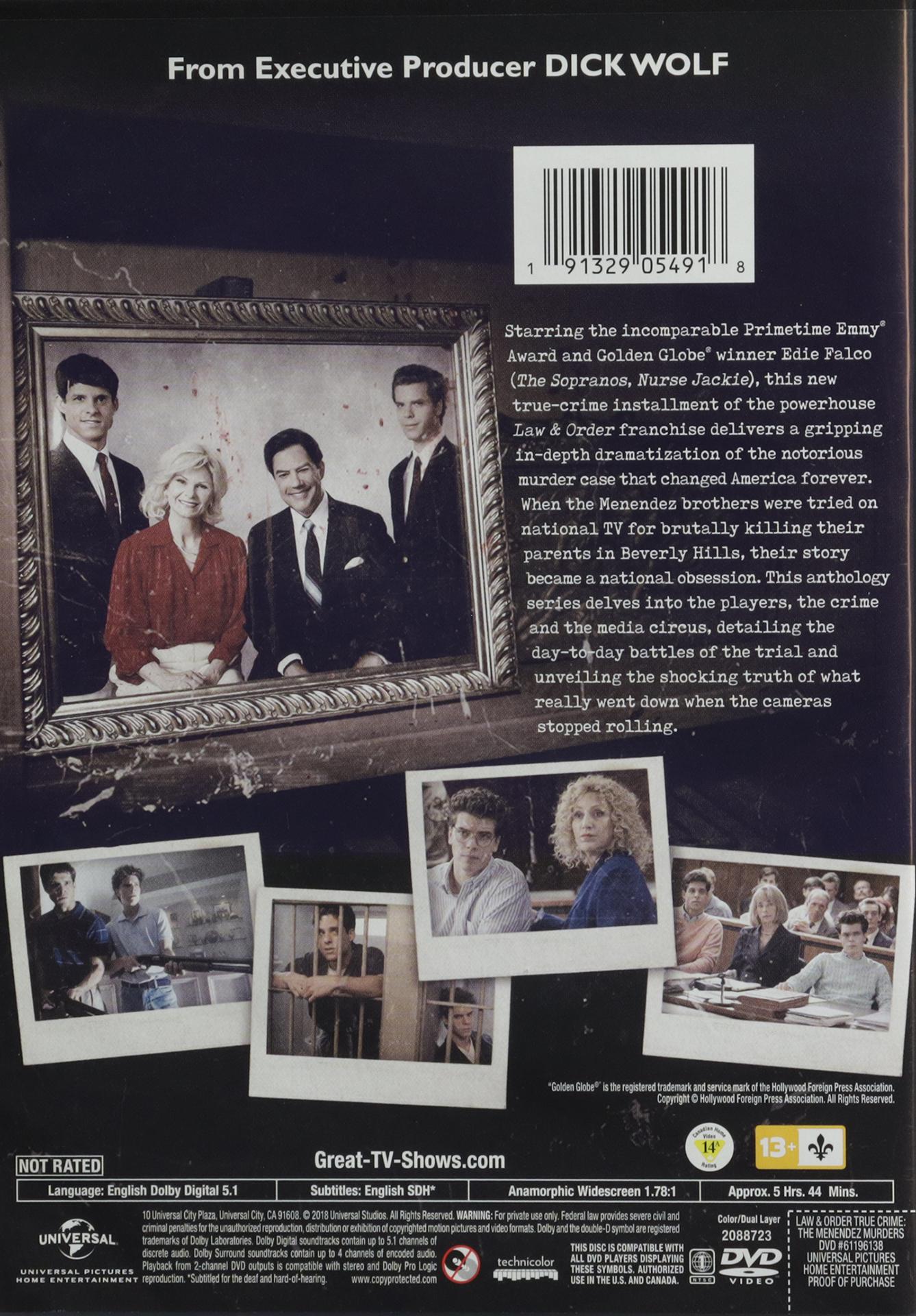 LAW & ORDER TRUE CRIME: The Menendez Murders - HamiltonBook.com