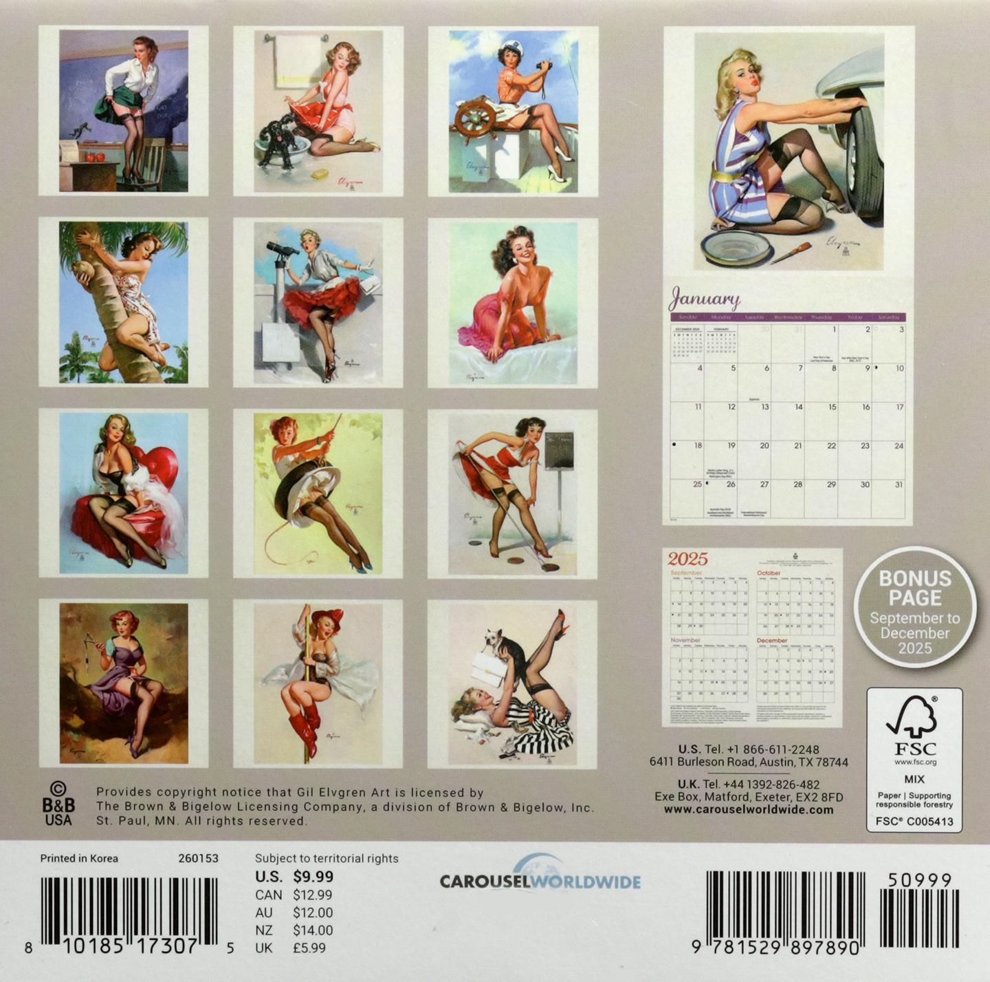 2026 PIN-UP GIRLS CALENDAR - HamiltonBook.com
