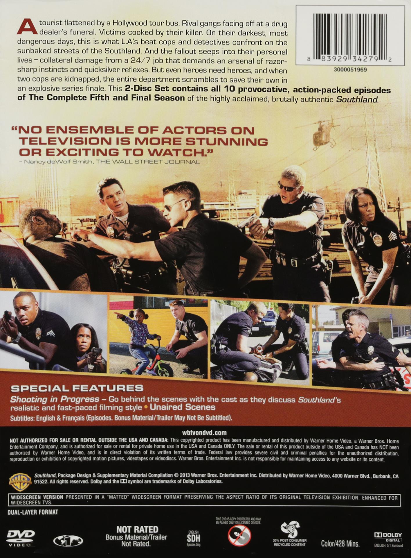SOUTHLAND: The Complete Fifth and Final Season - HamiltonBook.com