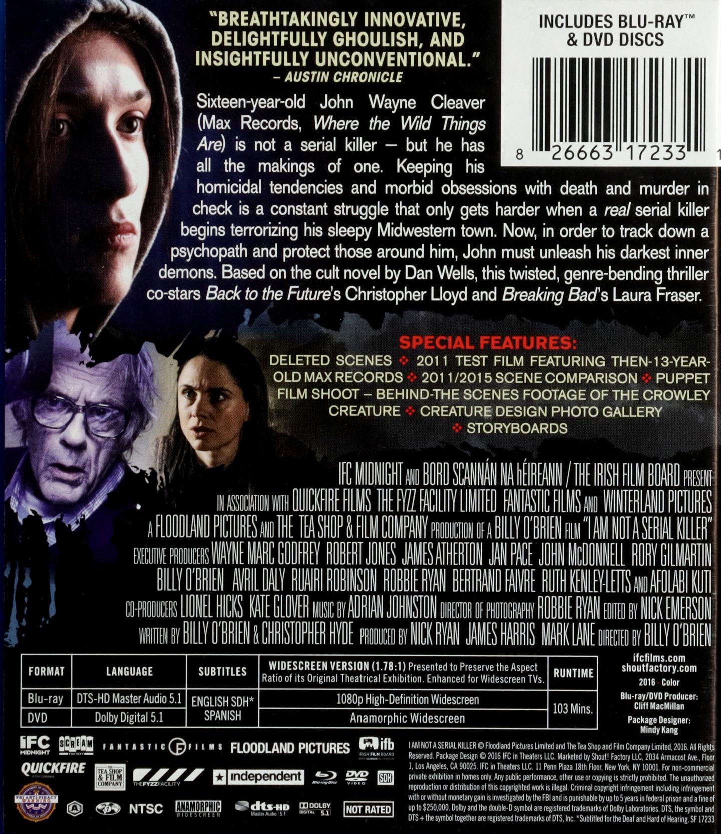 I AM NOT A SERIAL KILLER - HamiltonBook.com