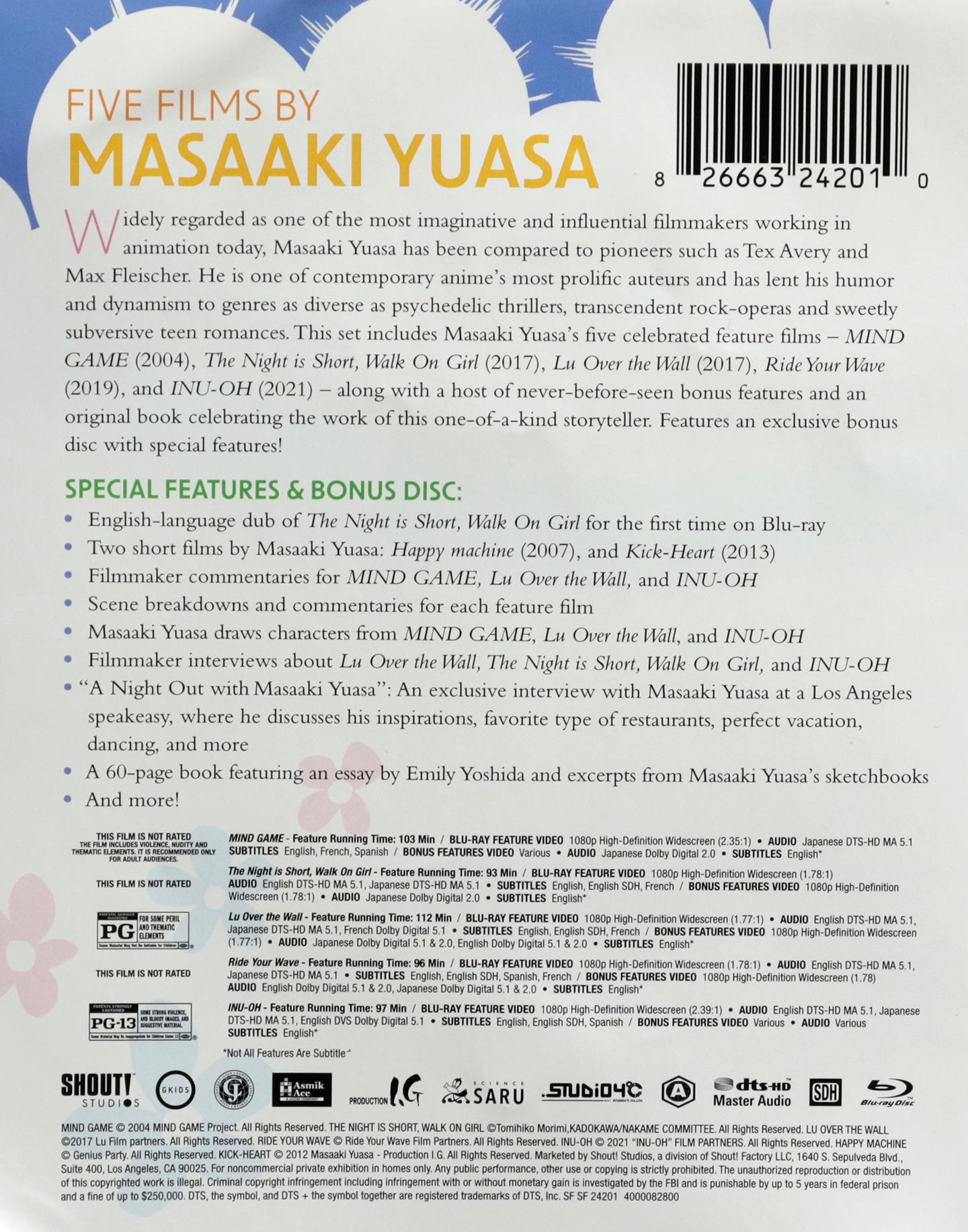 MASAAKI YUASA: Five Films - HamiltonBook.com