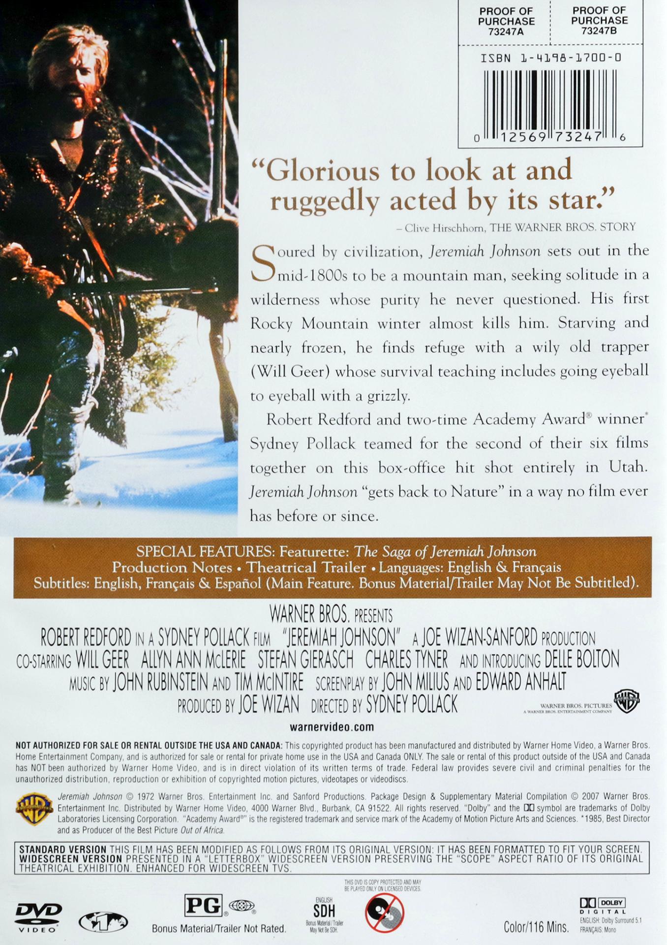 JEREMIAH JOHNSON - HamiltonBook.com